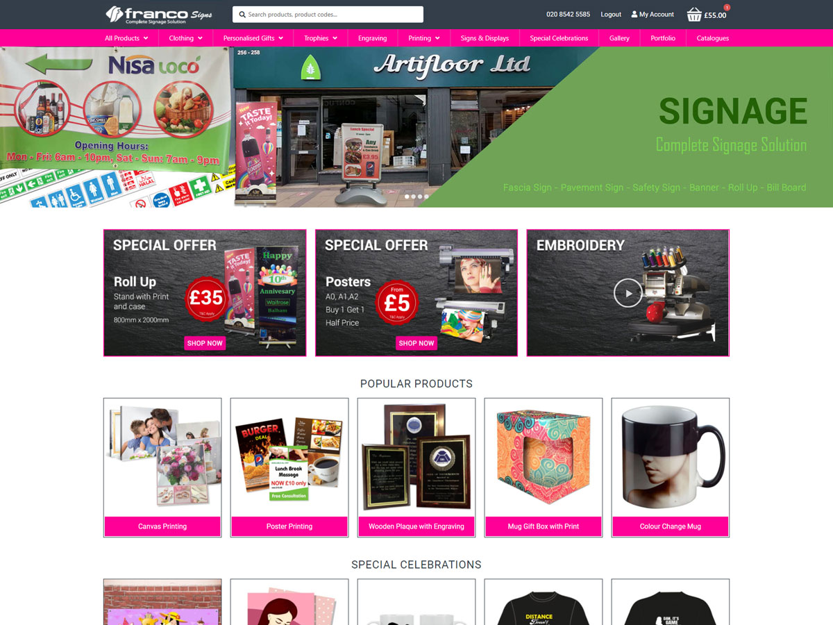 Franco Signs - BenaDigital